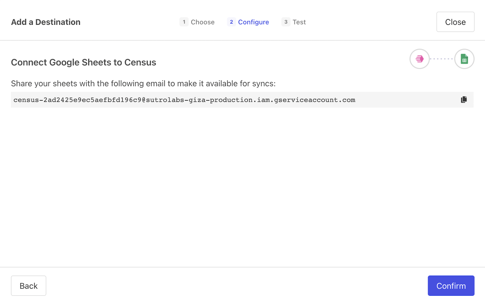 How to move data from Snowflake to Google Sheets | Census