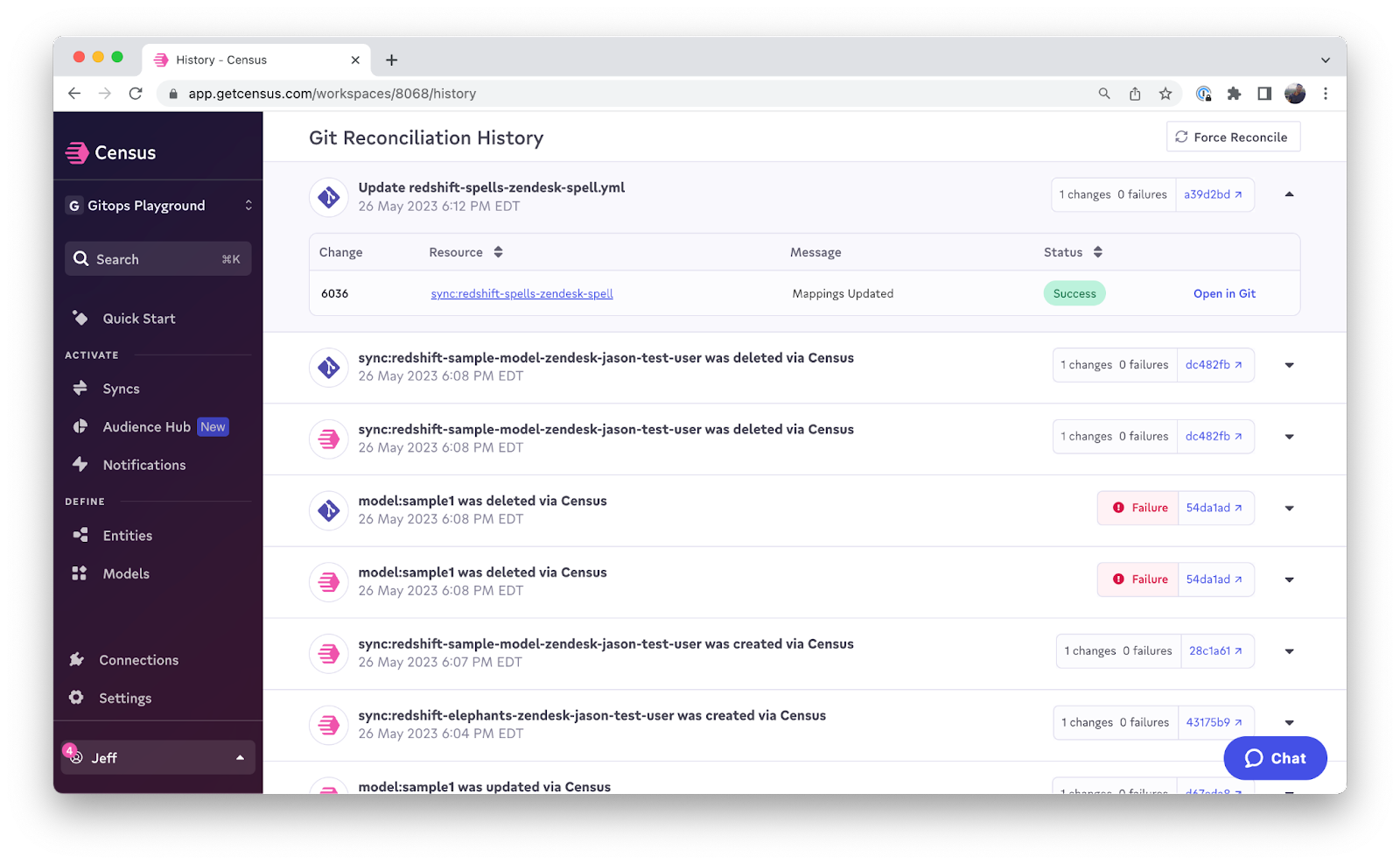 GitLink: Version Control for Census