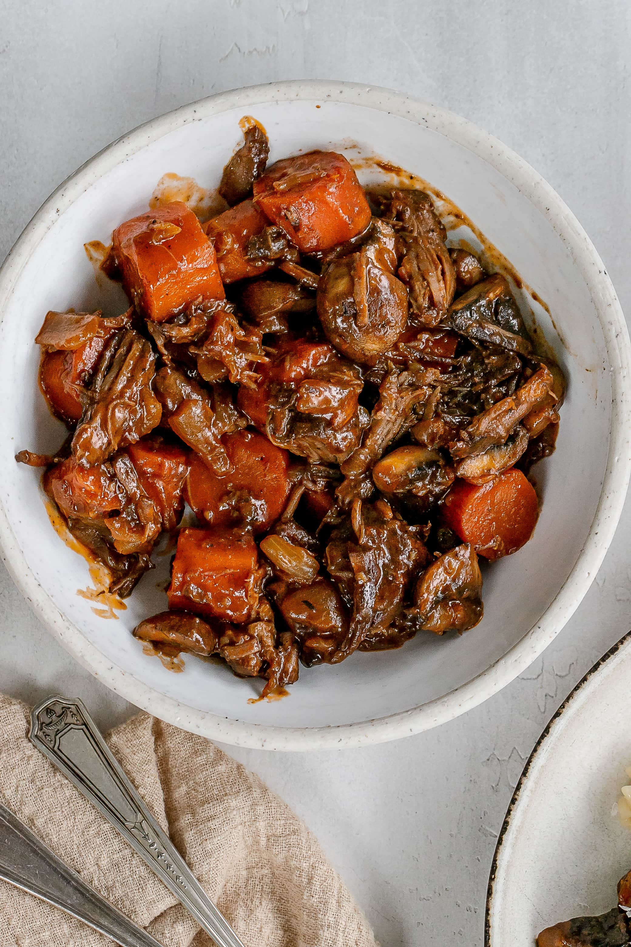 Red Wine Braised Short Ribs with Risotto