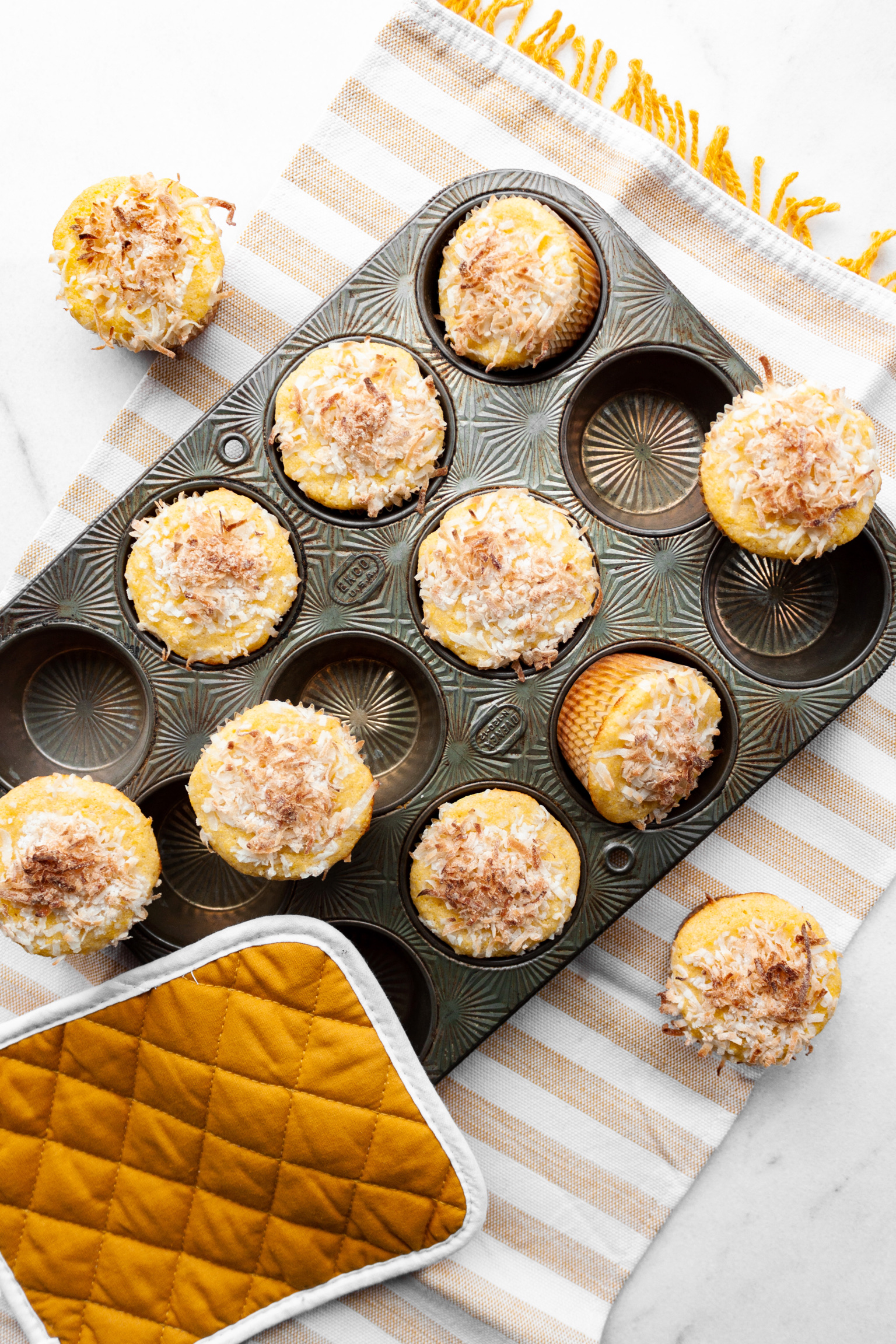 Coconut Cornbread Muffins