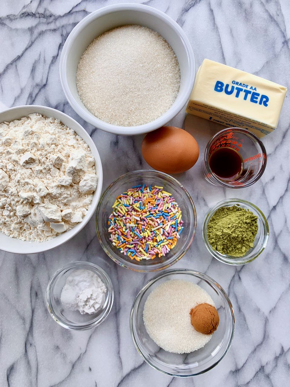 Matcha Sprinkle Snickerdoodles