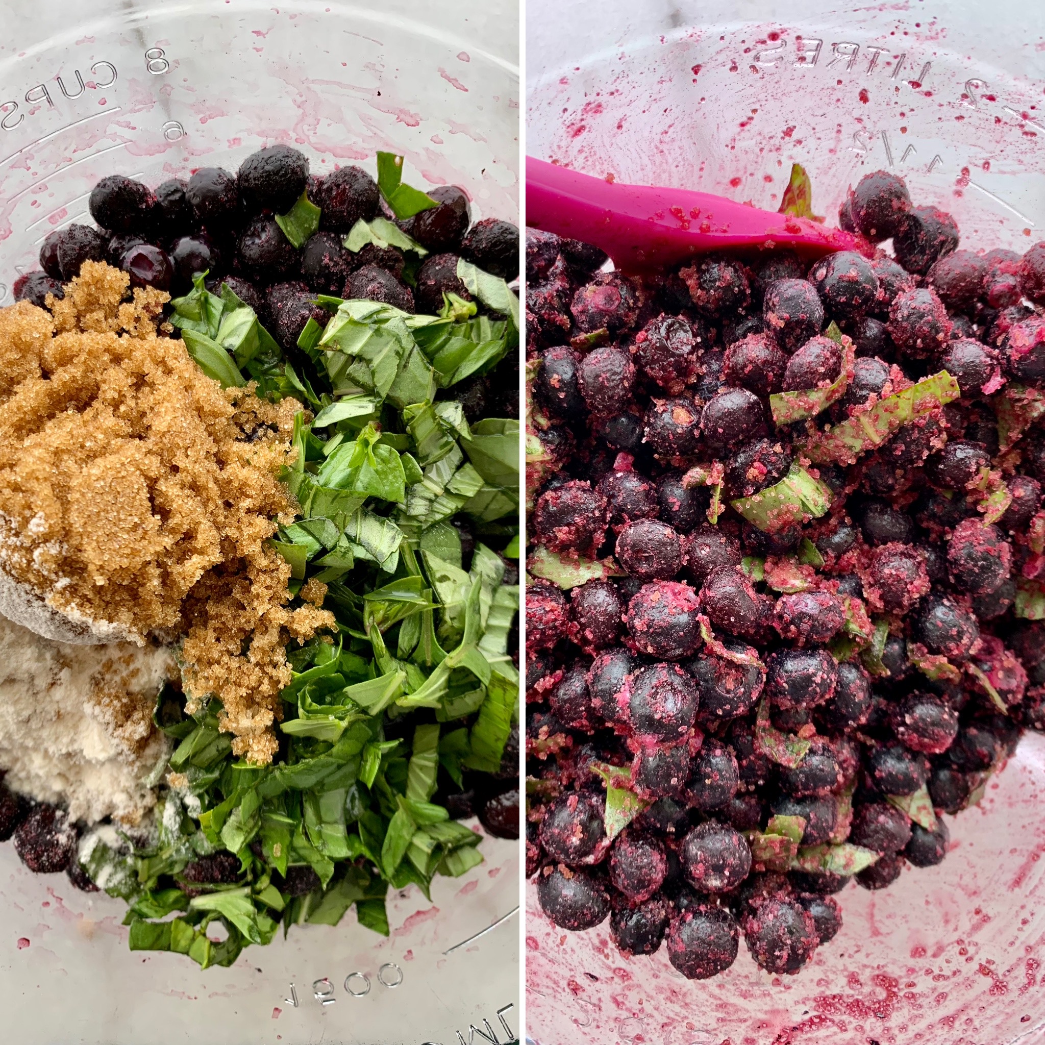 Blueberry Basil Crisp