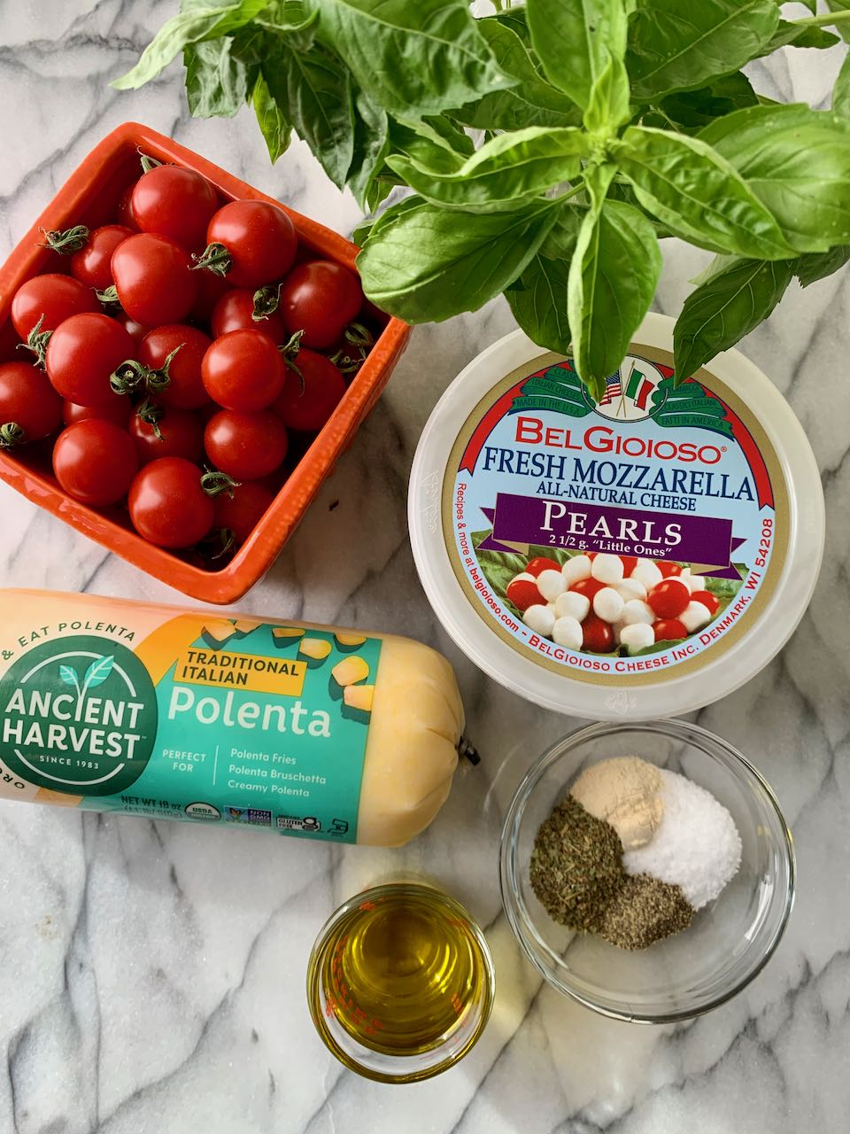 Sheet Pan Polenta Panzanella