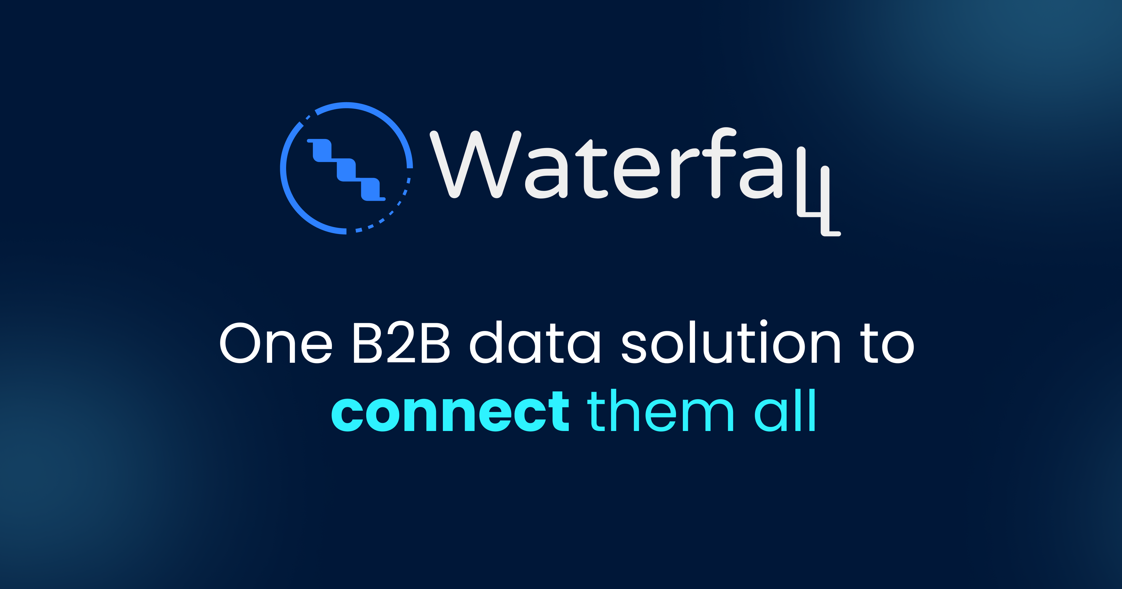 Waterfall | One B2B data solution to connect them all