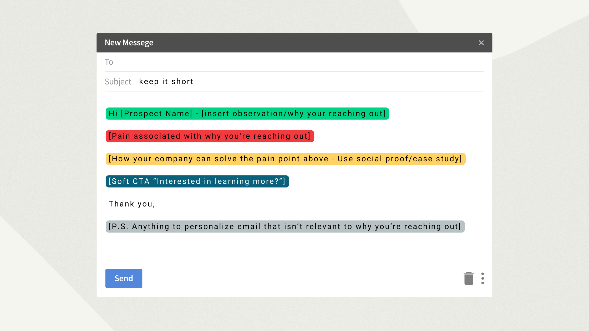 7 cold email templates and frameworks: How to write an enticing B2B message