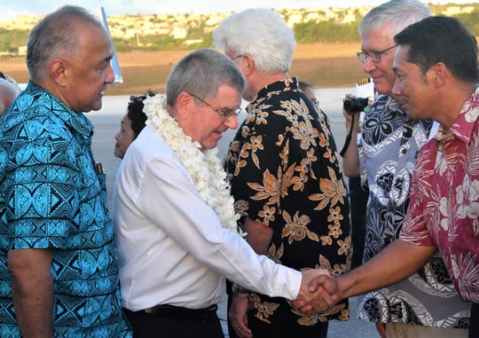 IOC President Bach visits Guam | GNOC