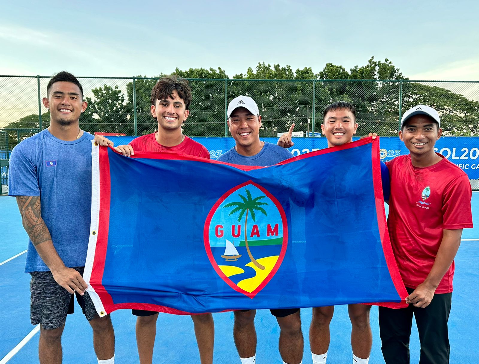Men’s Tennis team claim their first gold in Pacific Games ...