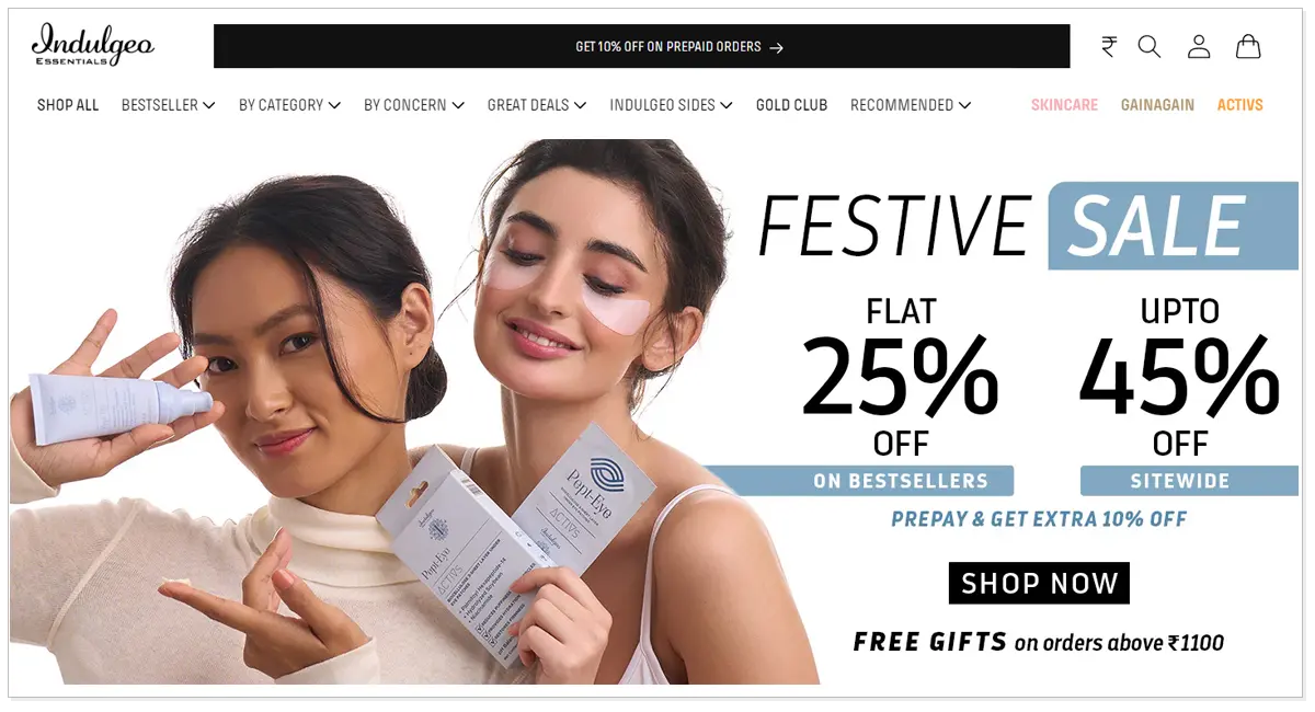 Presenting leading 30 D2C Beauty Brands in India