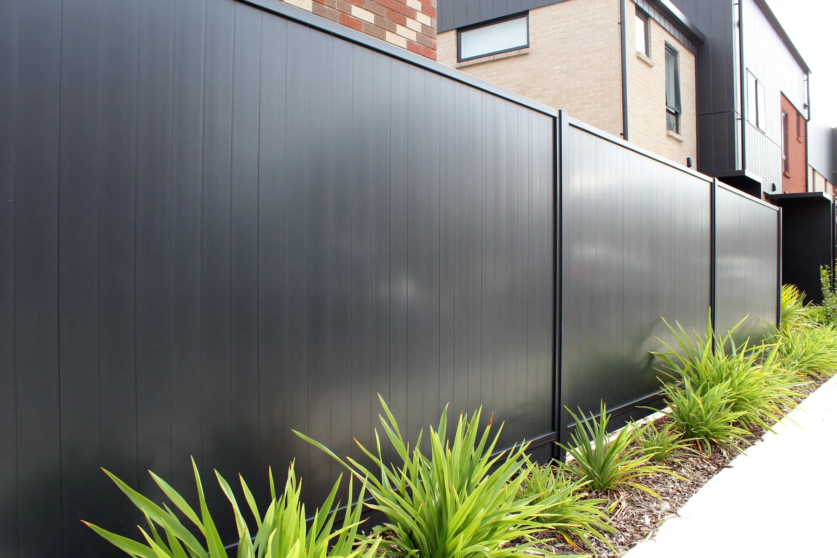 Vertical Solid Slat Fencing