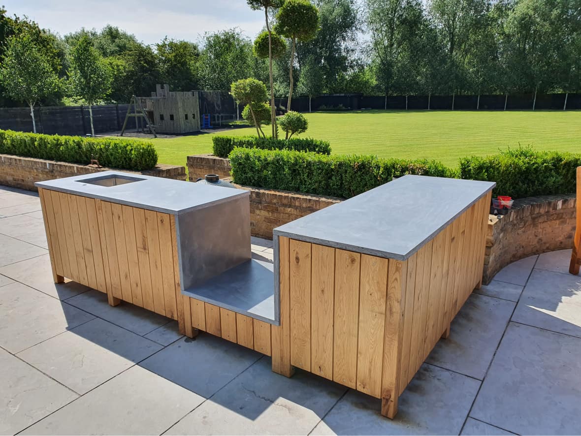 Mid grey garden project | Concreto