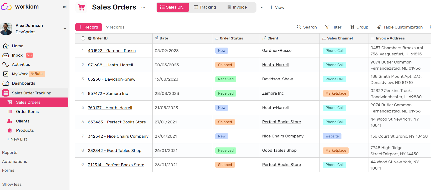 Sales Order Tracking Template - Try it For Free