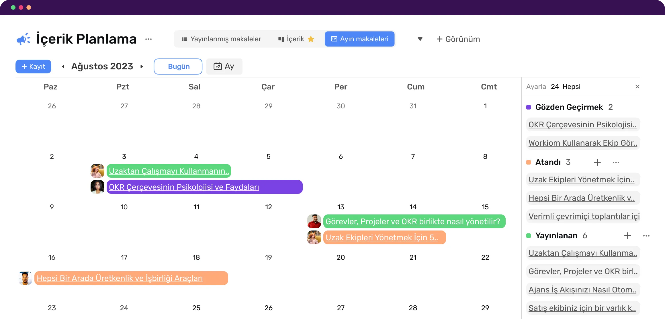 Workiom - Ekibinizi ve Verilerinizi Yönetmenin Kolay ve Hızlı Yolu