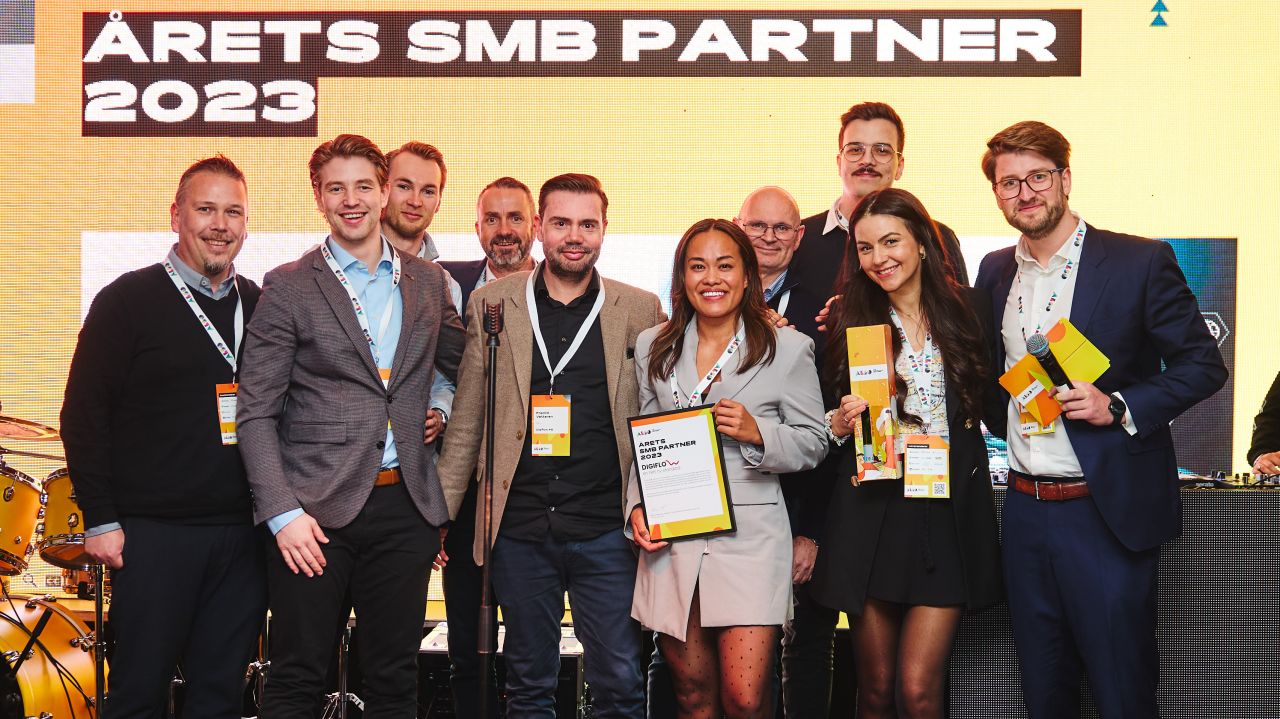 Digiflow vinner Årets SMB Partner 2023