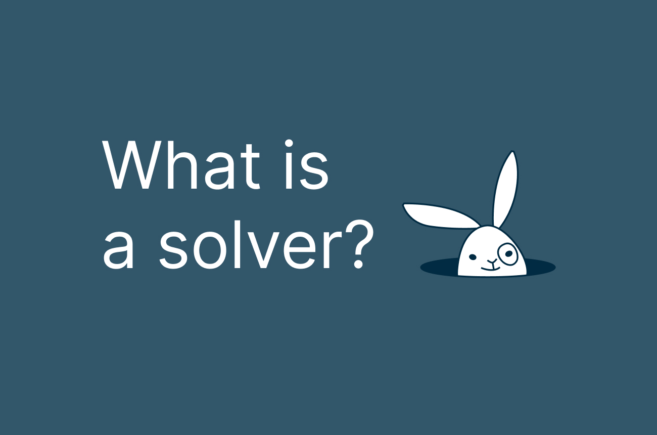 You need a solver. What is a solver?