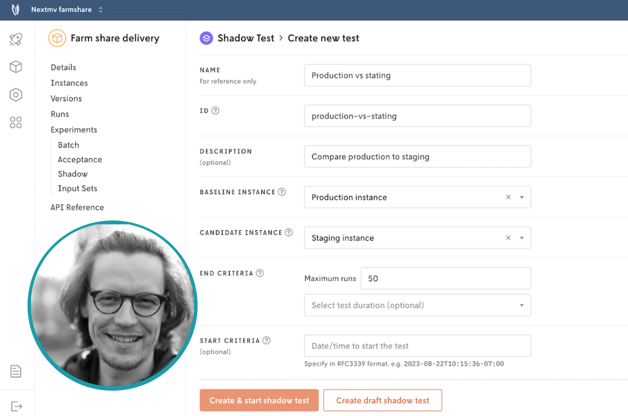 Determining decision model readiness using shadow tests and acceptance ...
