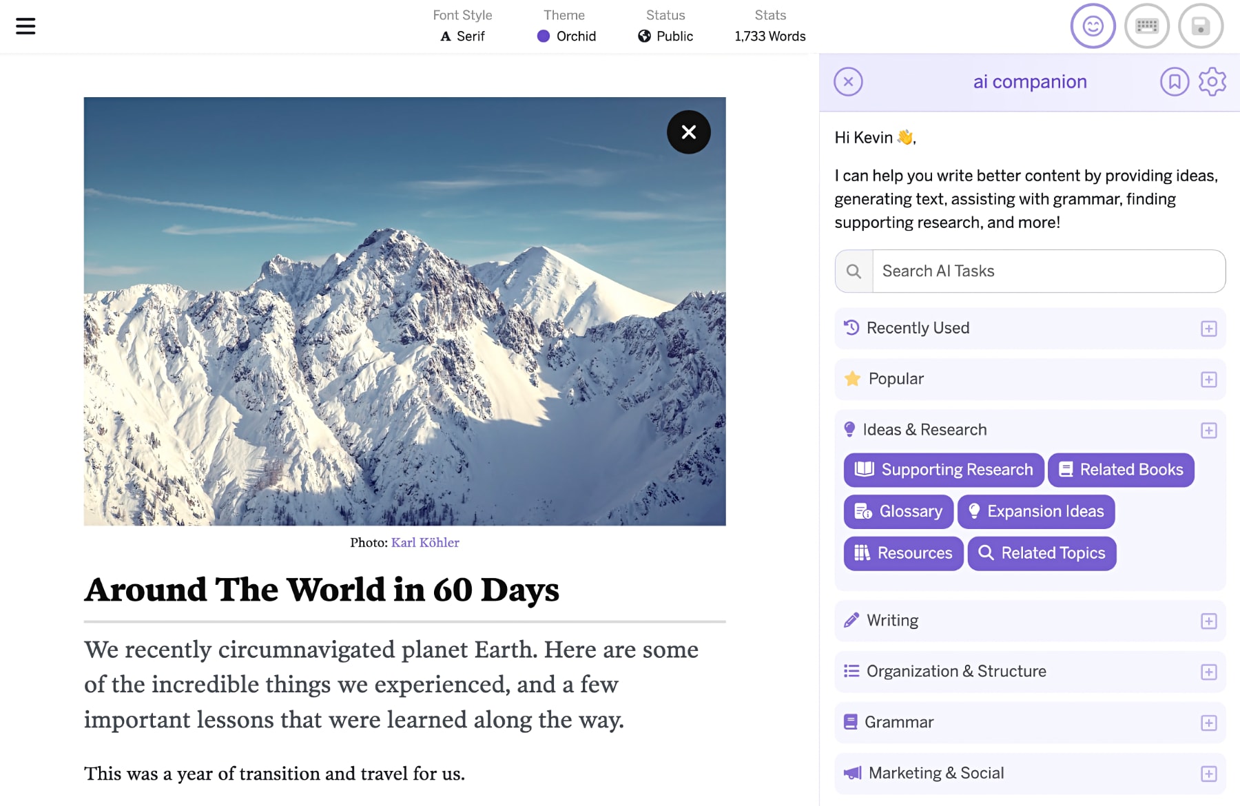 Writing.io - Write, Publish, Convert.