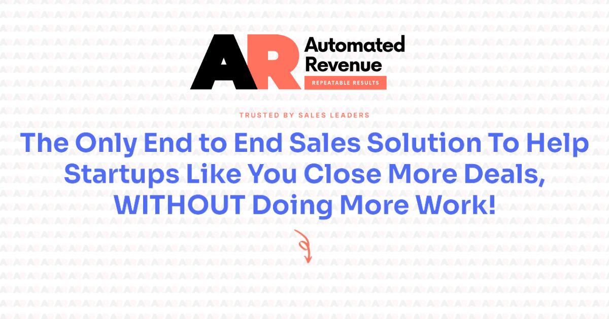 Automated Revenue | Scaling startups with custom built software and systems