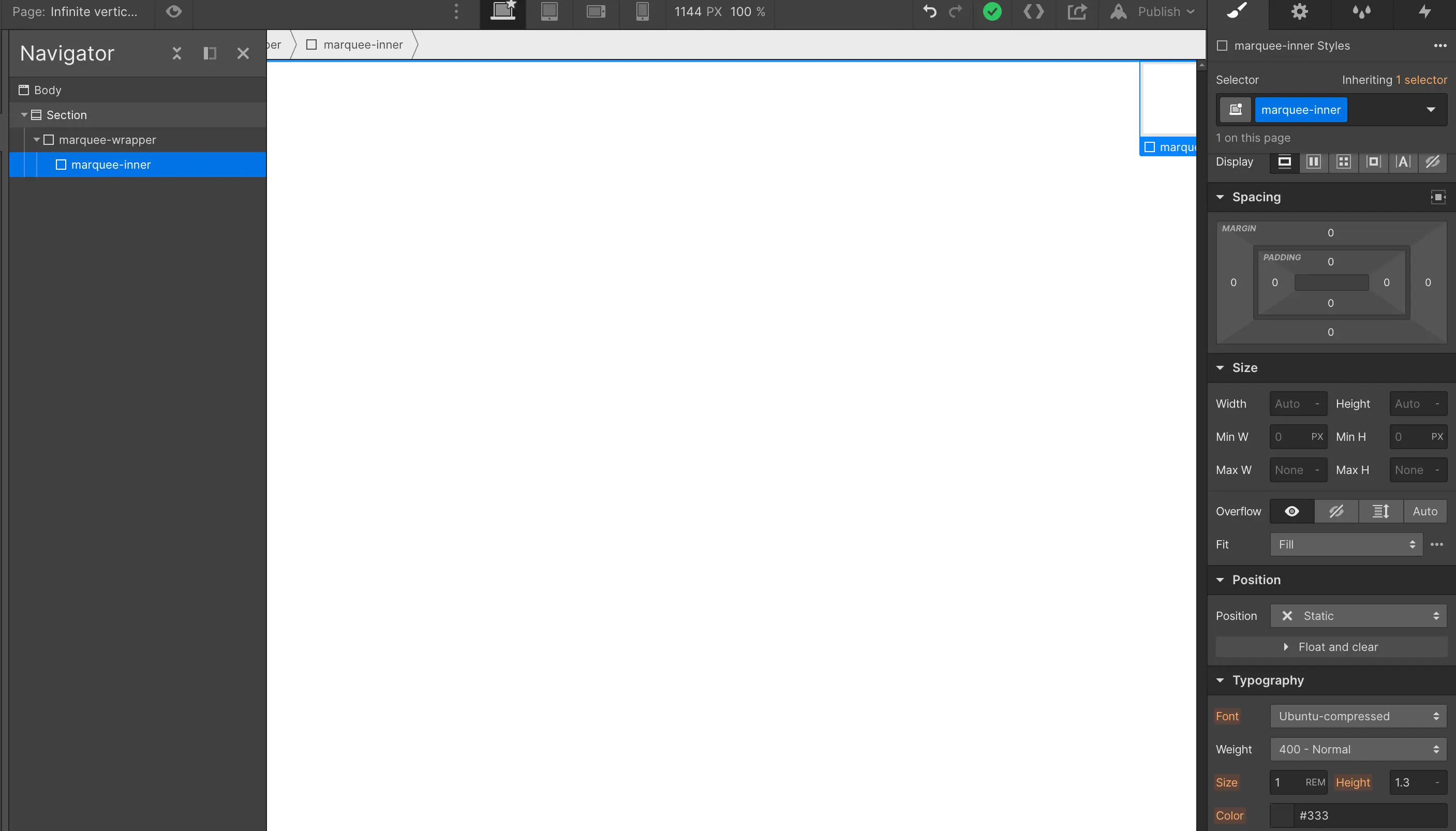 How to create a Marquee | Karpi Studio