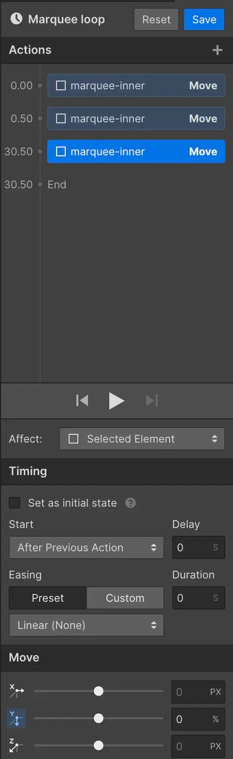 How to create a Marquee | Karpi Studio