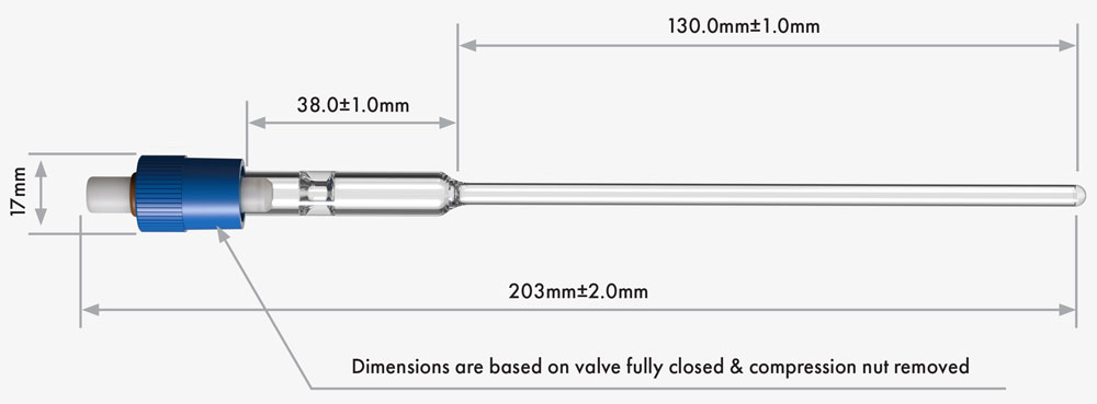 Valved NMR Tubes For Intermediate Pressure- NORELL®