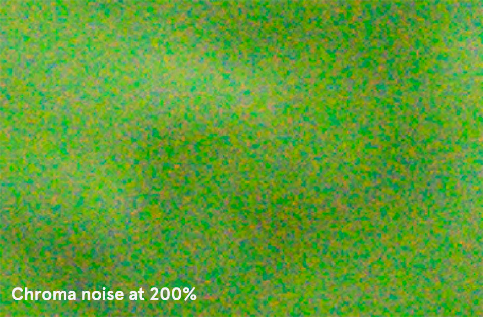 Reducing Chroma Noise and Enlarging Scanned Photographs