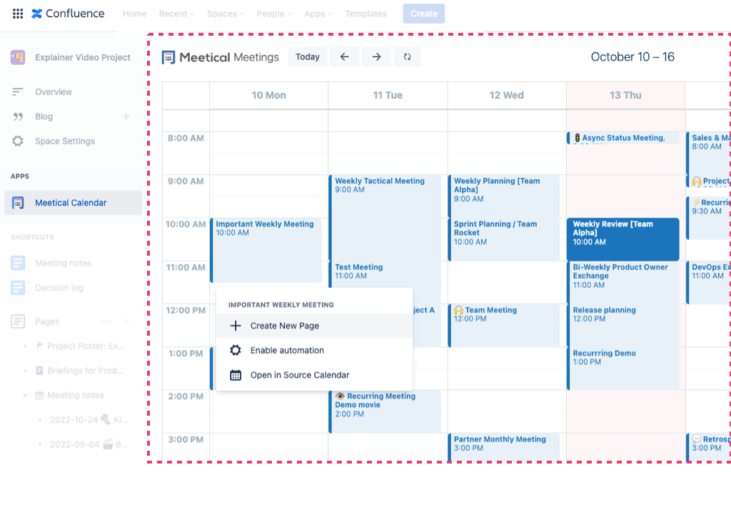 7 Confluence Best Practices for more productive Meetings
