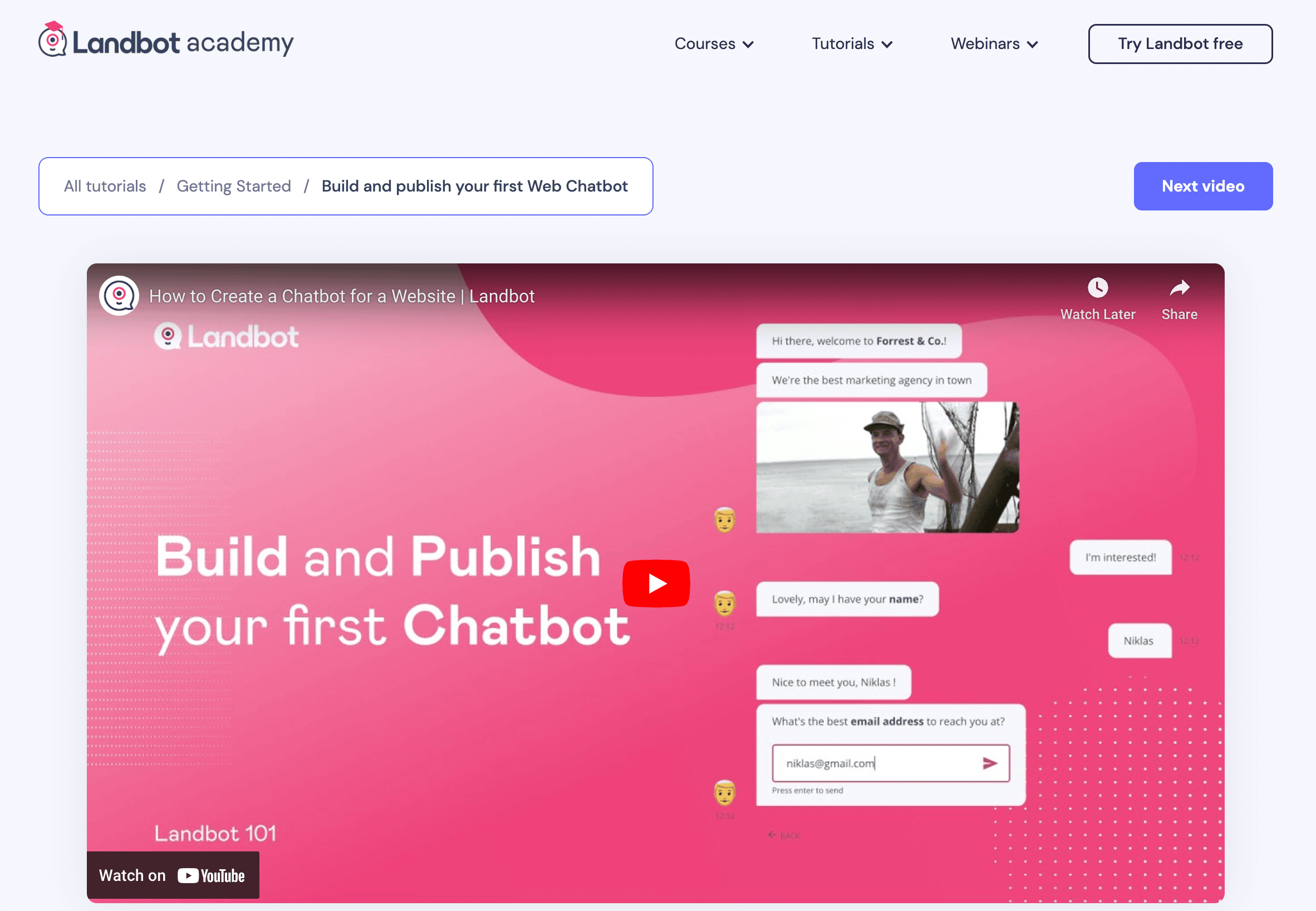 Landbot Academy | WhatsApp Business API
