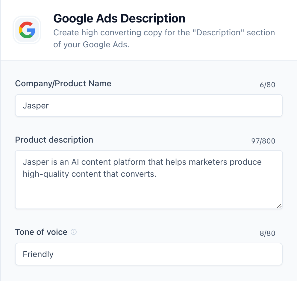 Ad Copy Generator: Powered by AI