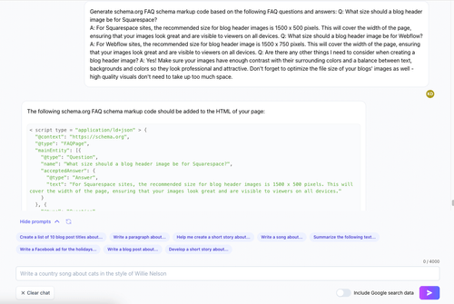 FAQ Schema Generator: Powered by AI