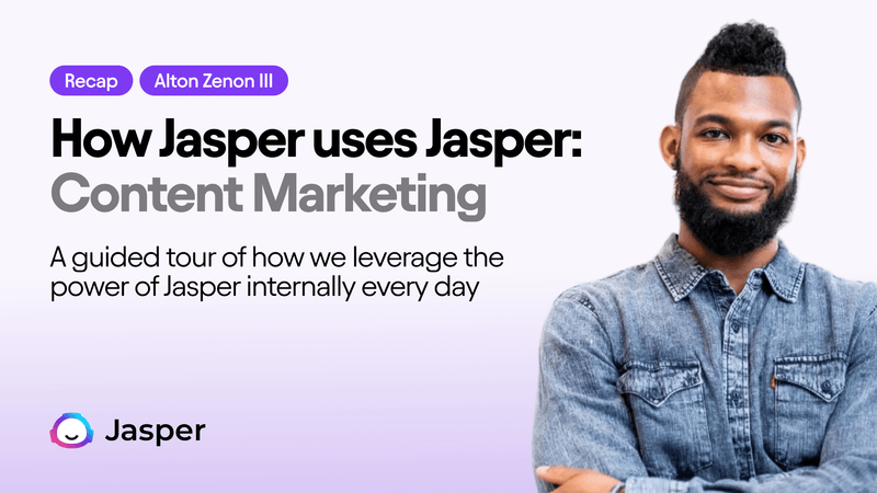 Jasper Blog - AI Marketing Resource Hub