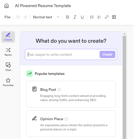 Resume Generator: Powered by AI