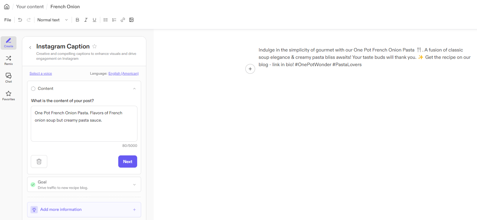 Instagram Caption Generator: Powered by AI