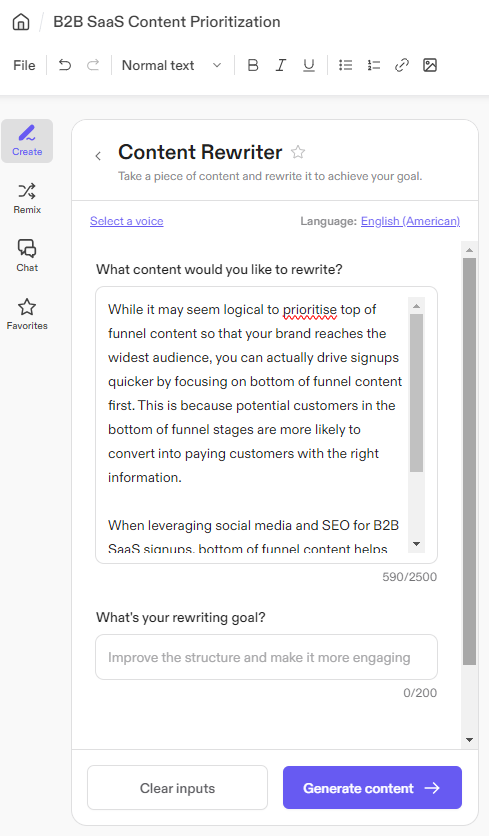 Paragraph Rewriter Tool: Powered by AI