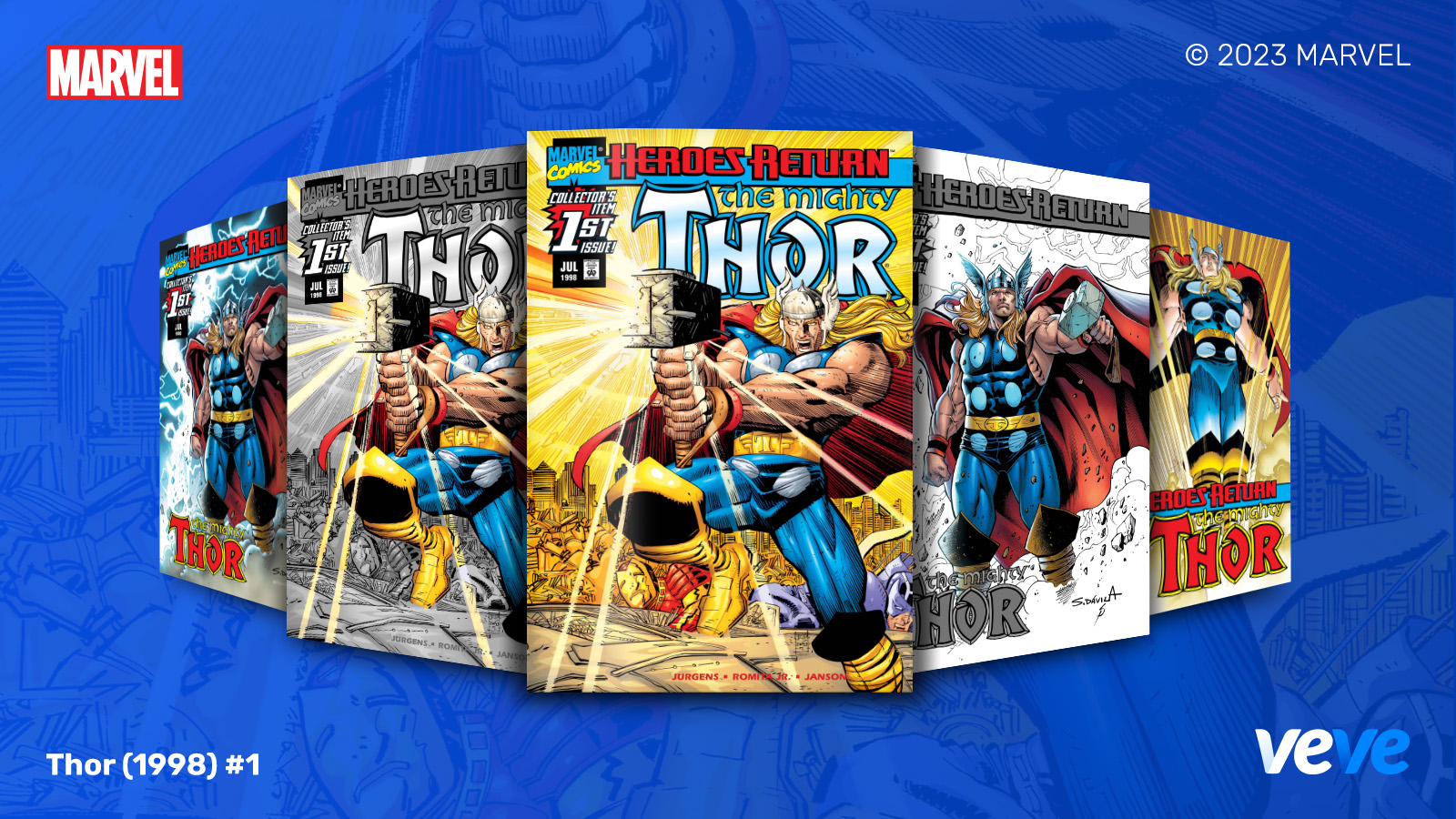 Marvel Digital Comics — Thor (1998) #1 - VeVe Digital Collectibles