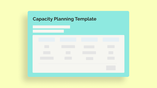 Sales Capacity Planning Template