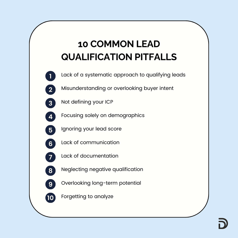 How to Master Lead Qualification + 10 Common Pitfalls