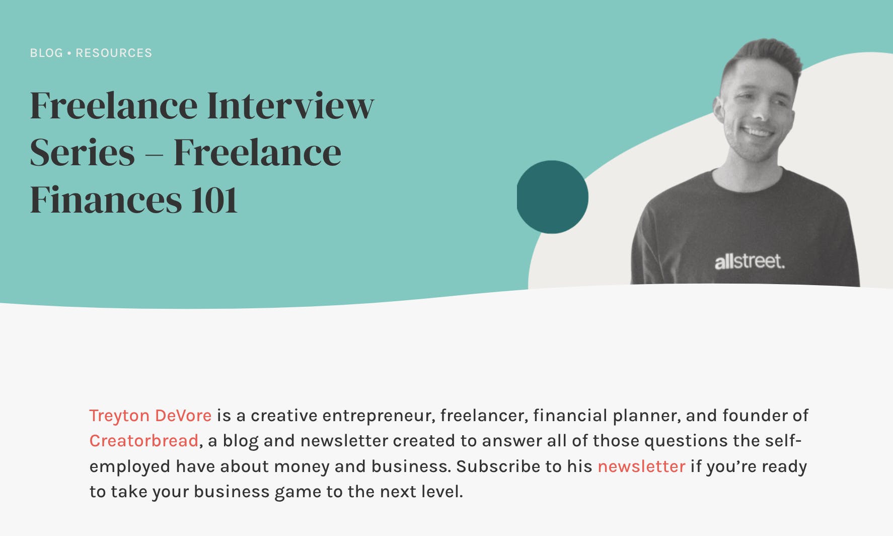 Freelance Finances 101: An Interview - #81
