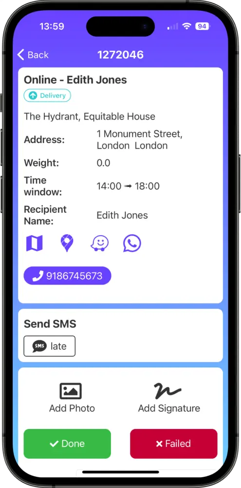 Driver App - LionWheel Deliveries App