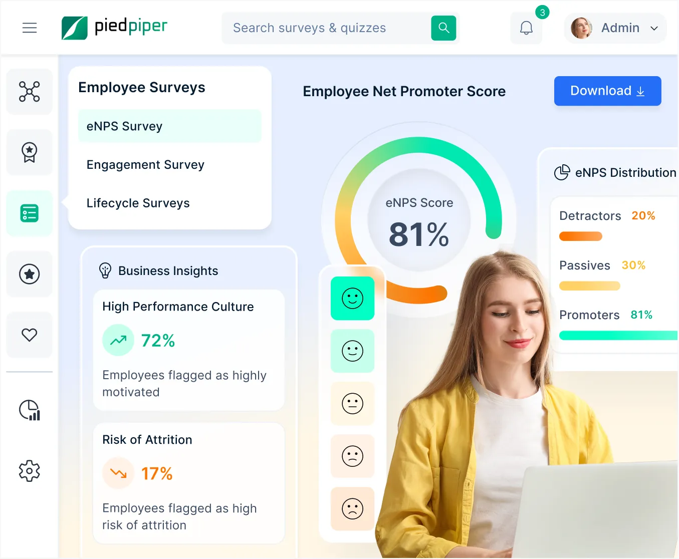 Employee Survey Tool to Streamline Feedback Process
