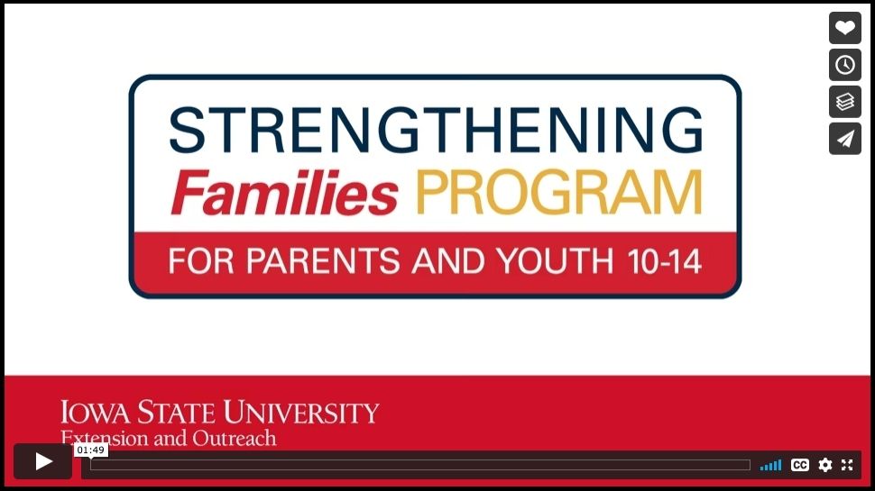 Strengthening Families Program: For Parents and Youth 10-14 - Family ...