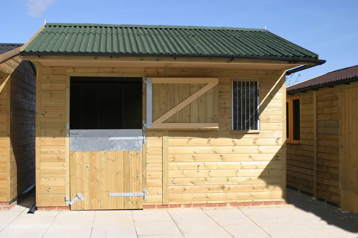 Single Stable Block | 1 Stable Block | Wooden Stables