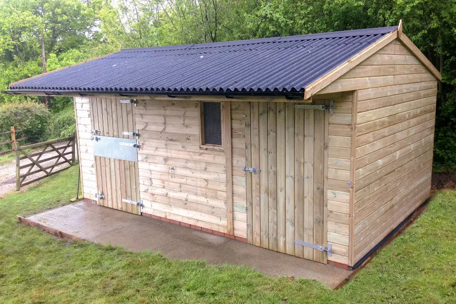 Single Stable Block | 1 Stable Block | Wooden Stables