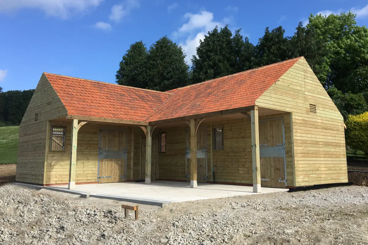 Triple Stable Block | 3 Stable Block | Wooden Stables