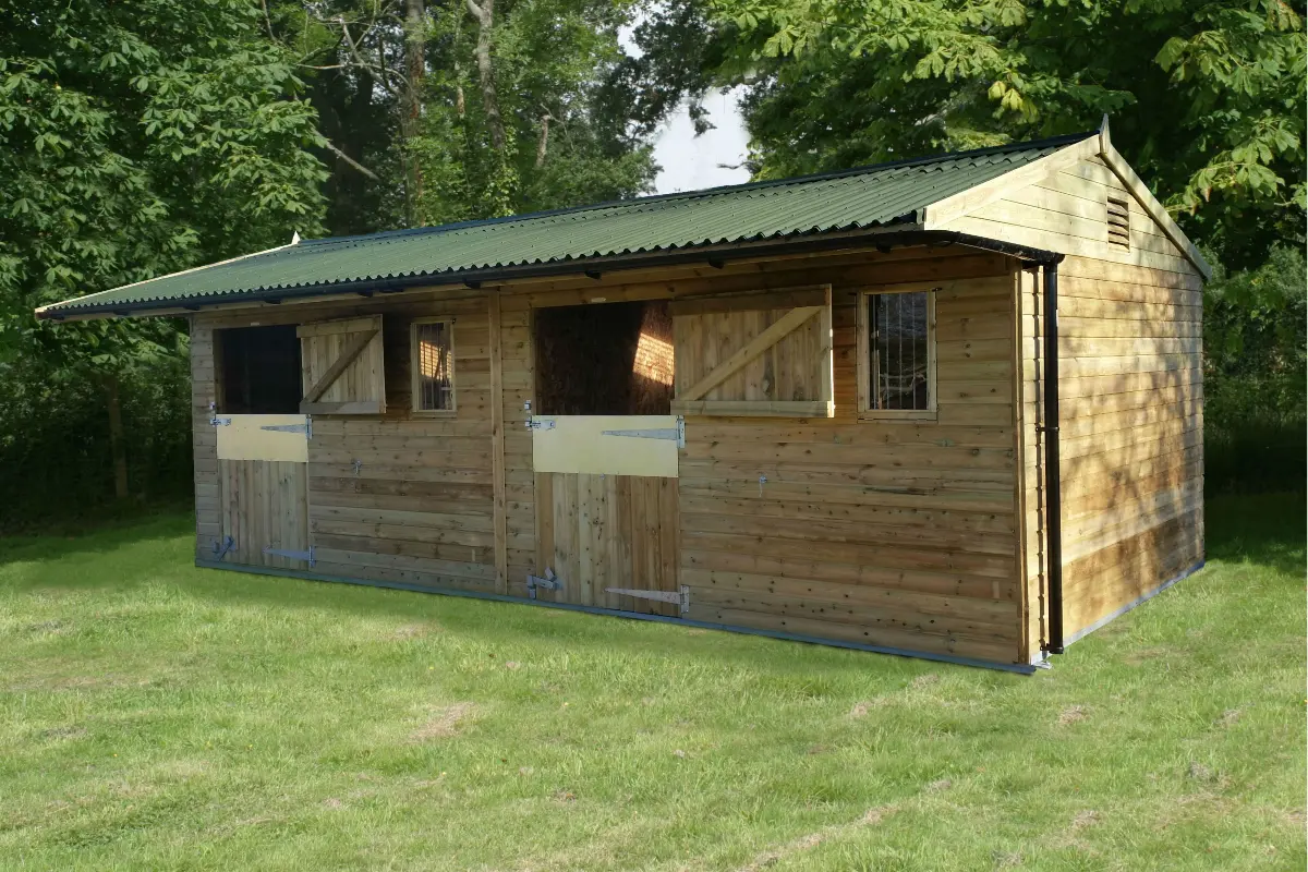 Double Mobile Stable | 2 Mobile Stable Block | Mobile Stables
