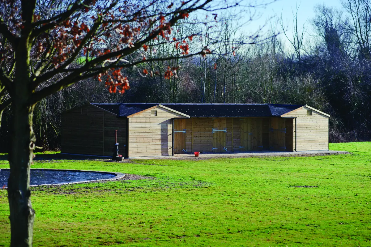 U-Shaped Stable Courtyard | 5 Stable U-Shaped Courtyard | Wooden Stables