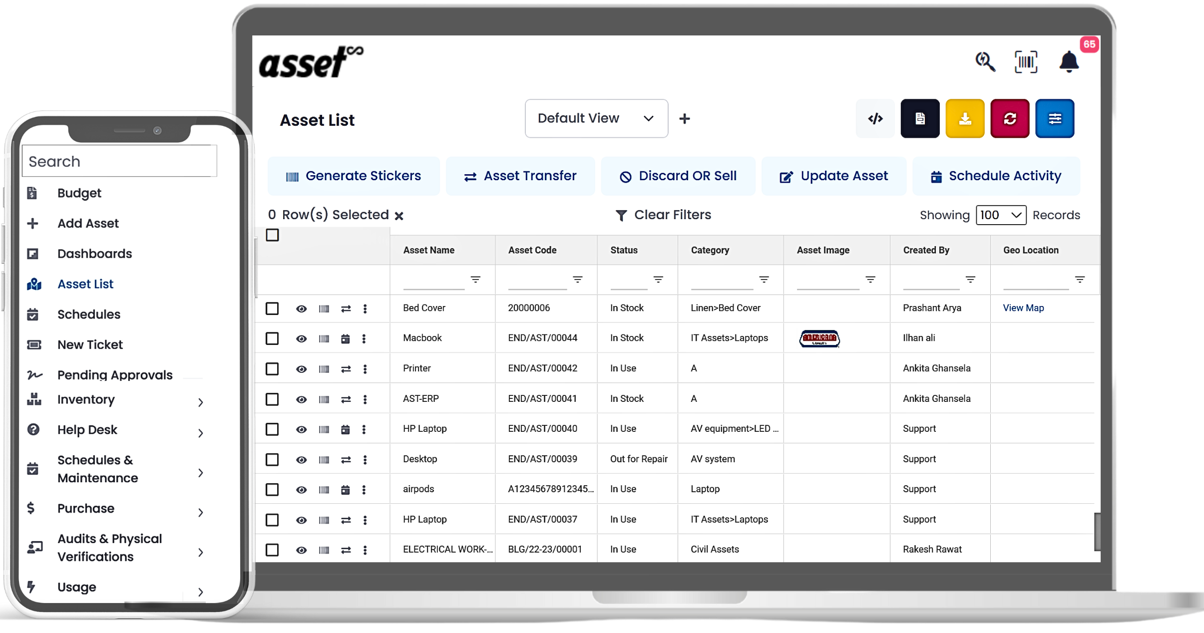 Asset Management Software | Fixed Asset Management & Tracking System