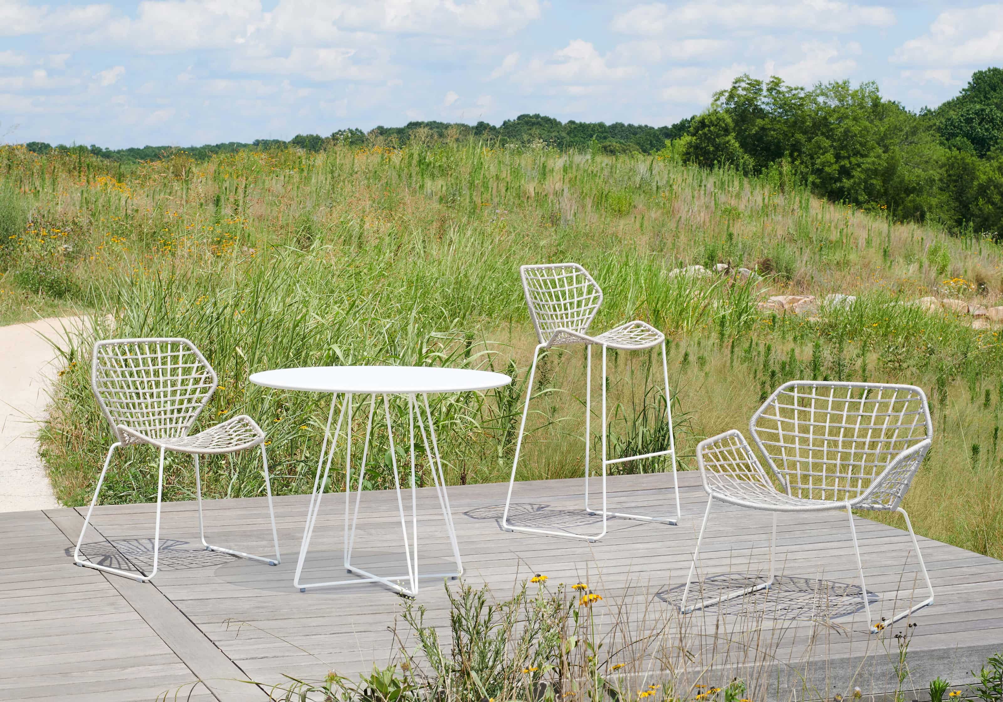 Ginkgo Wire Cafe Table | Davis Furniture