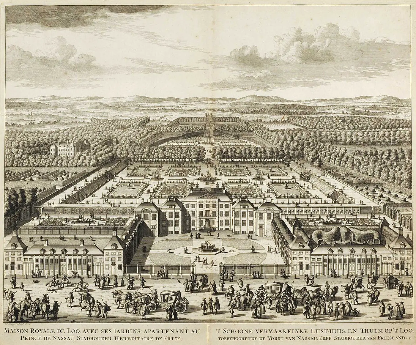 Het nieuwe paleis van stadhouder Willem III is klaar