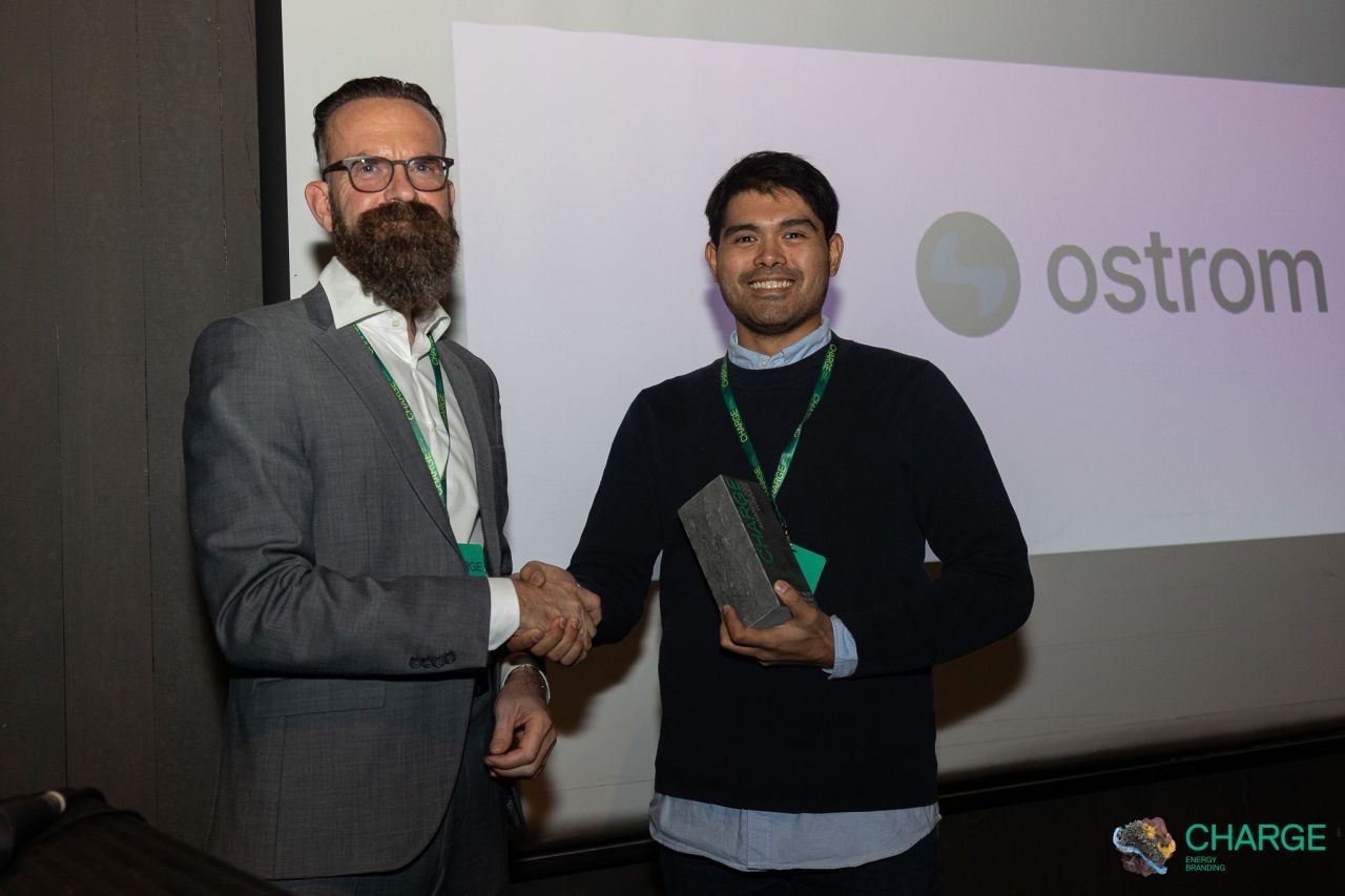 Ostrom™ Blog ⚡️ Ostrom Wins World's Best Challenger Brand at Charge Awards