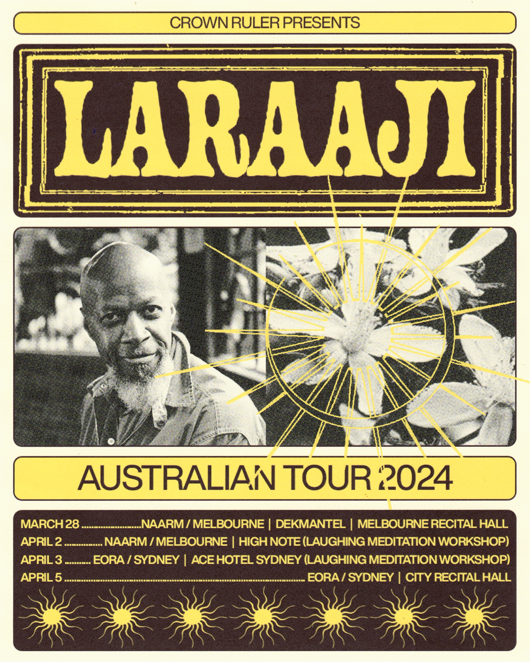 Laraaji Australia Tour Australia